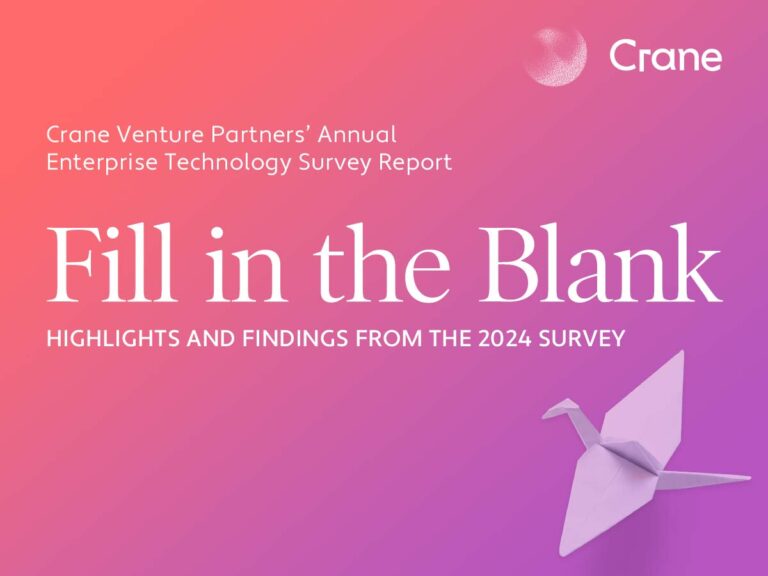 Enterprise Technology Survey Report Crane Venture Partners